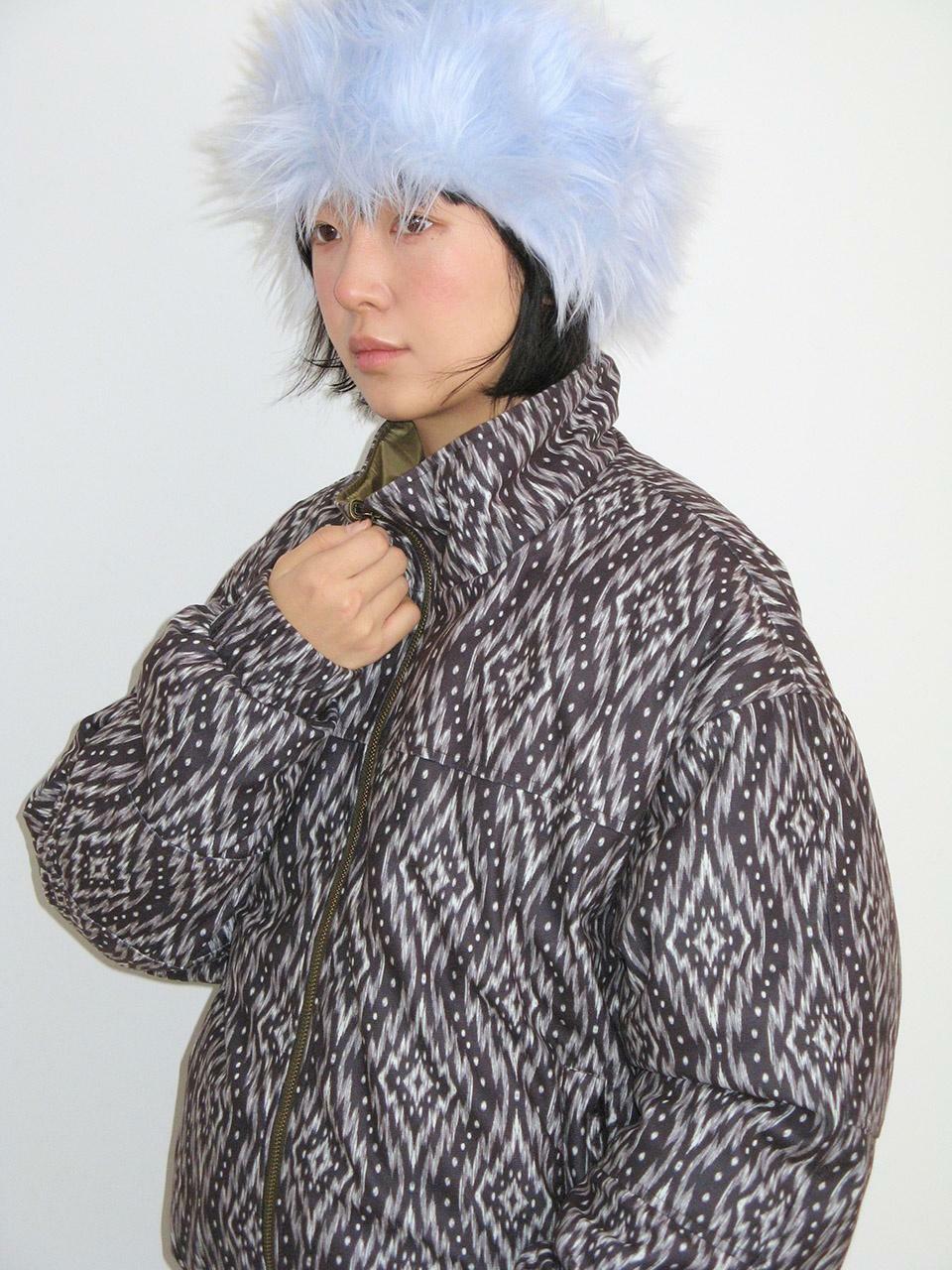 CHIMAYO REVERSIBLE PADDED JUMPER, KHAKI - 하고(HAGO)