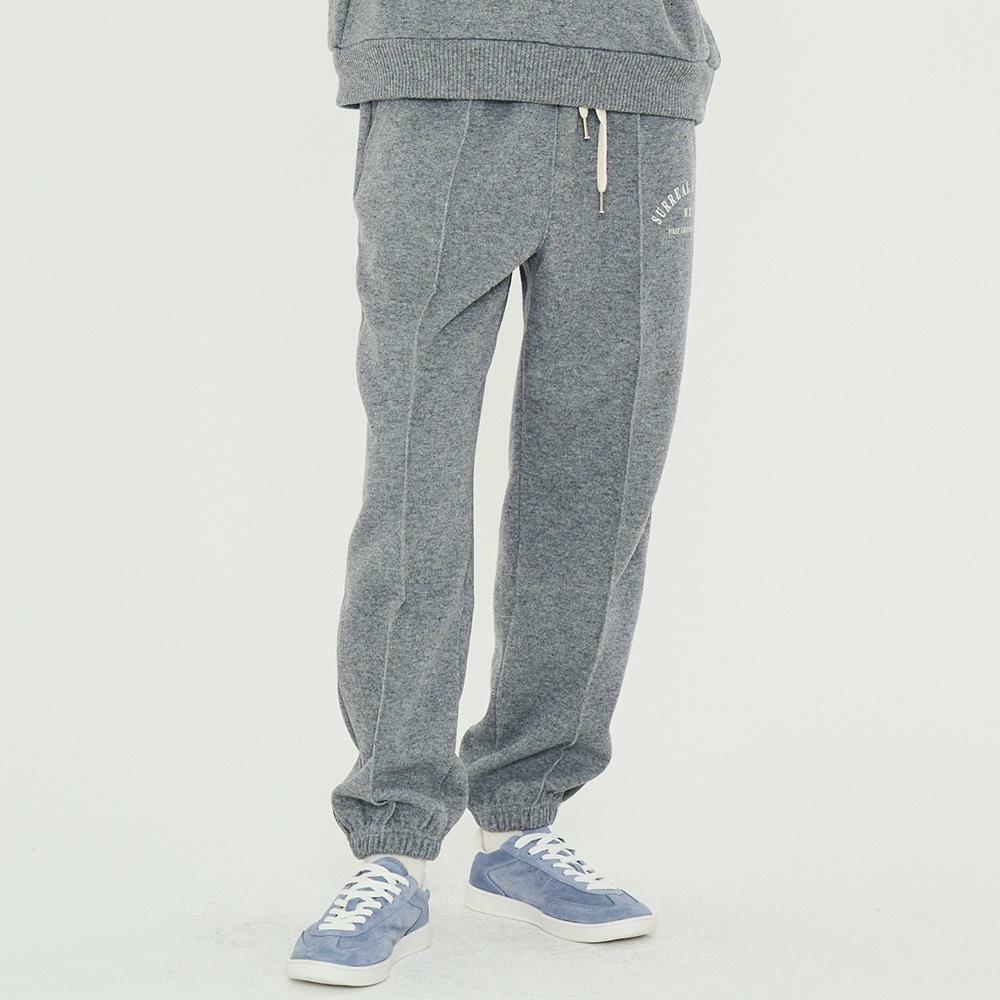 MET wool knit jogger pant gray - HAGO(하고)