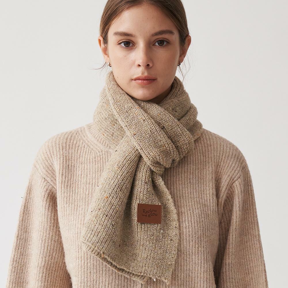 AUTUMN MUFFLER BEIGE - 하고(HAGO)