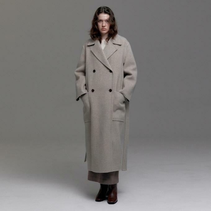 CLASSIC DOUBLE BREASTED HANDMADE COAT - 하고(HAGO)