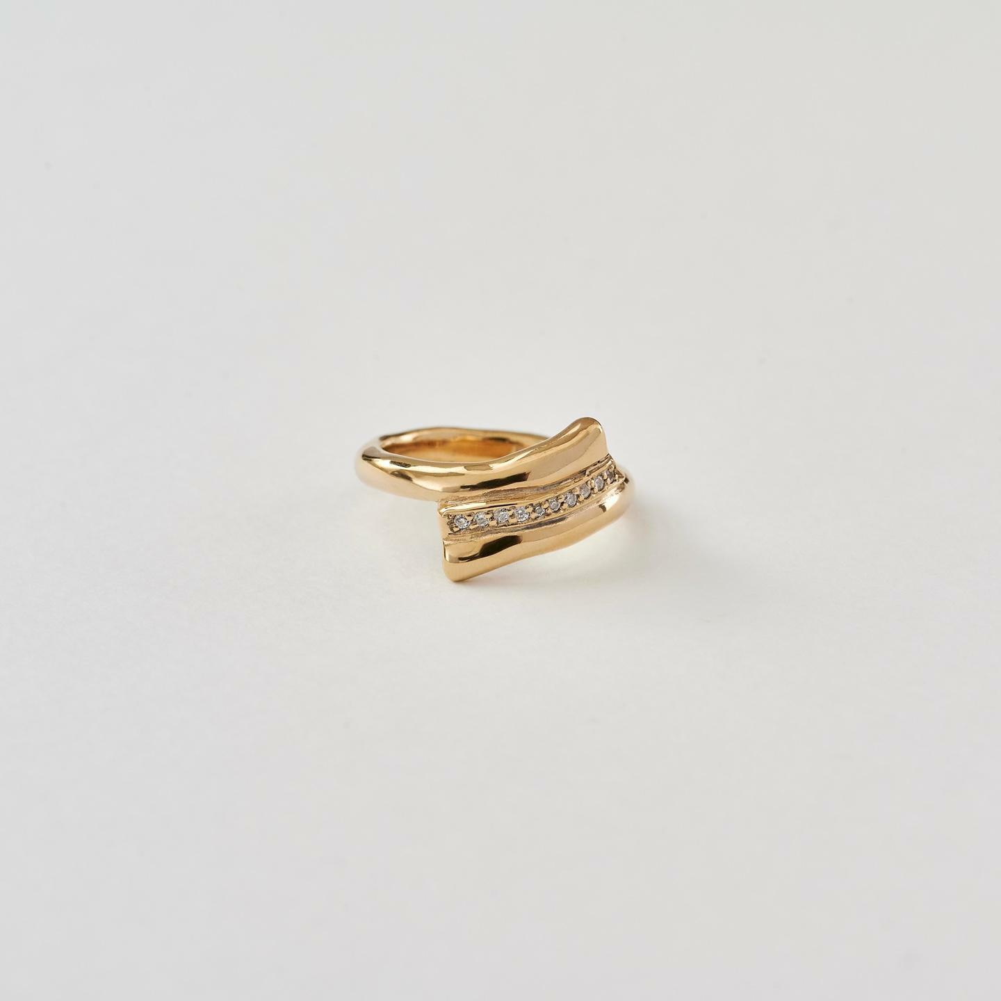 Pisa ring (14k gold plated) - 하고