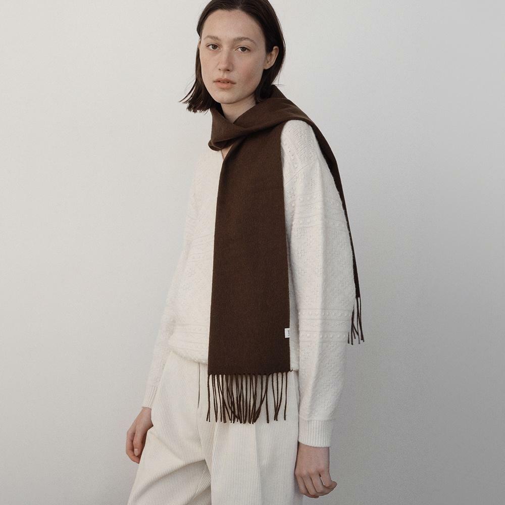 Ricos Winter Basic Muffler (Brown) - 하고