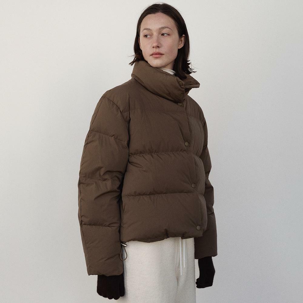 Koyo Short Padding Jumper (Brown) - 하고(HAGO)