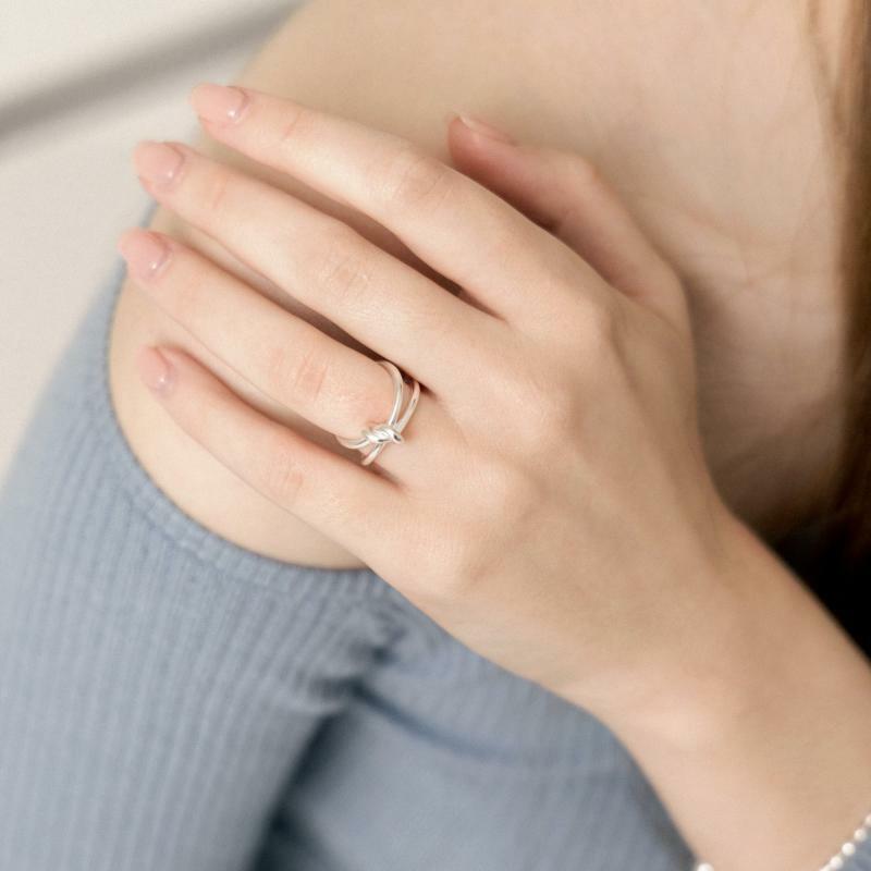 Silver Termir Knot Ring - HAGO(하고)