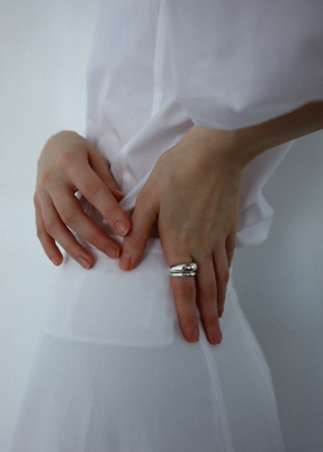 [태민,키 착용] Base layered rings (set of two) - HAGO(하고)