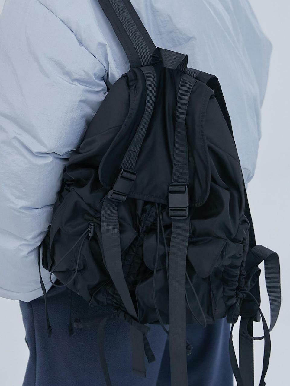 ladybird backpack (black) - HAGO(하고)