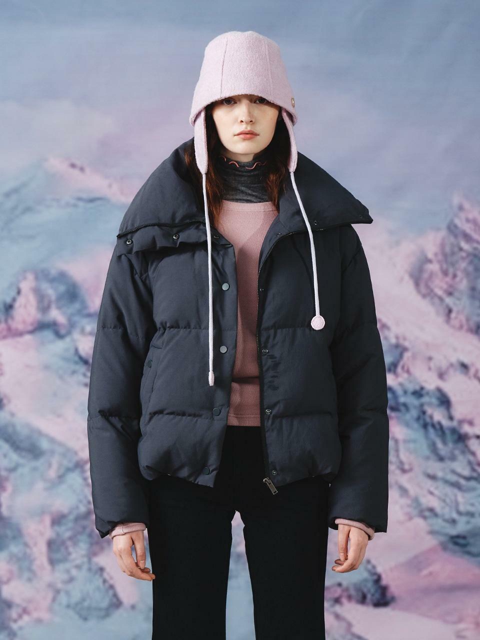 Comos Down Padded Jacket_Charcoal - HAGO(하고)