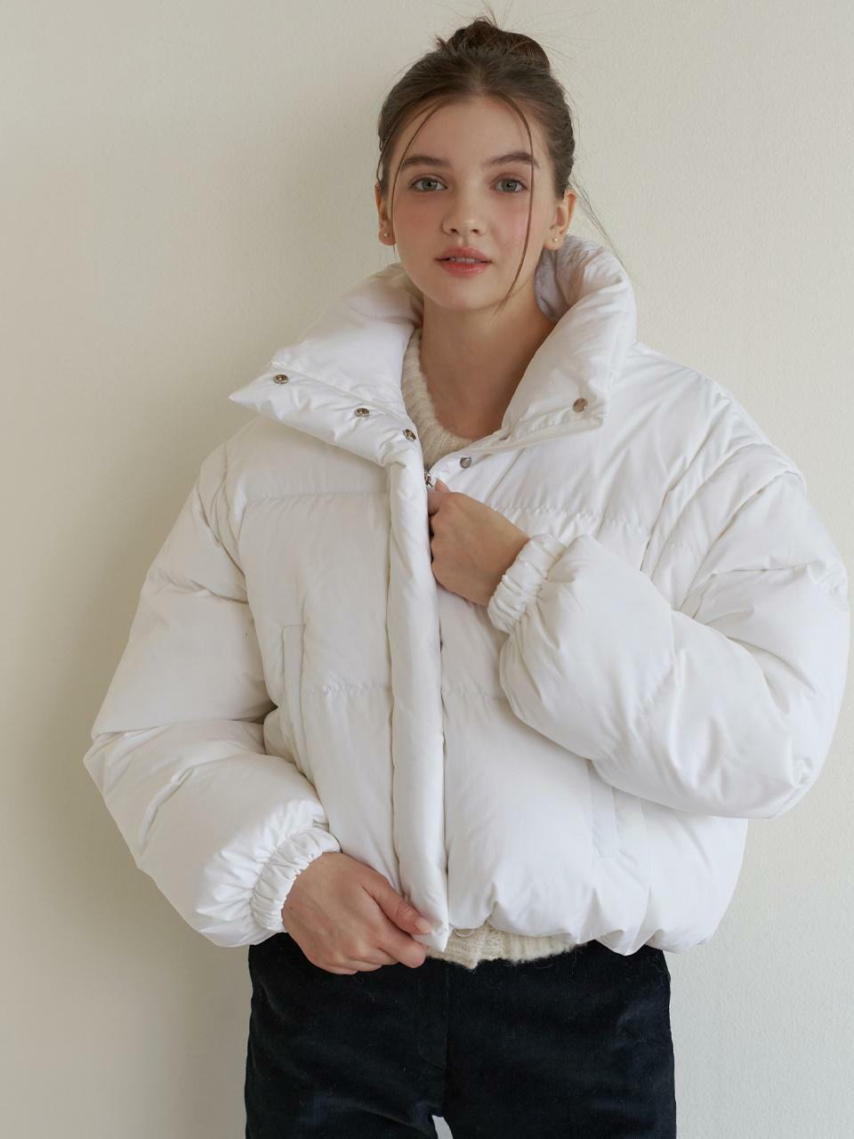 Goose padding vest & jumper (white) - HAGO(하고)