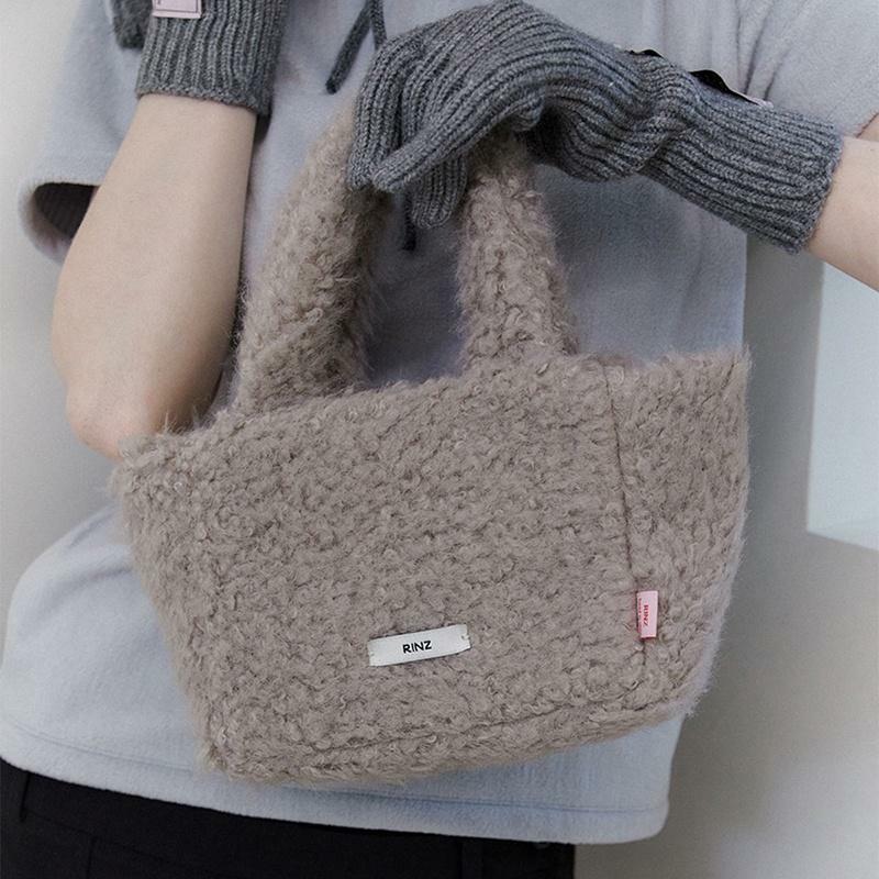 curly bag (gray) - 하고