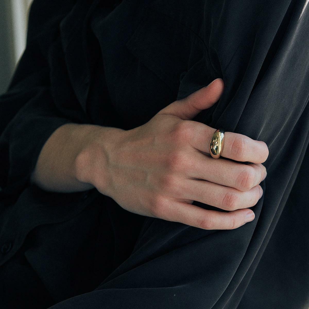 Cinq.silver.203 / soar ring (gold) - HAGO(하고)