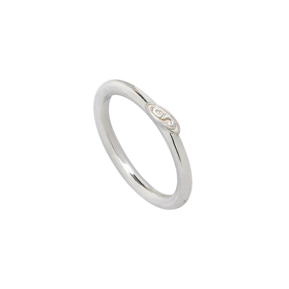 NO.388 [925 SILVER] LOGO RING - HAGO(하고)