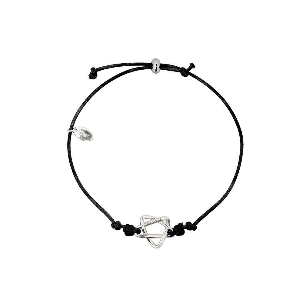 NO.406 STAR LOGO KNOT BRACELET - HAGO(하고)