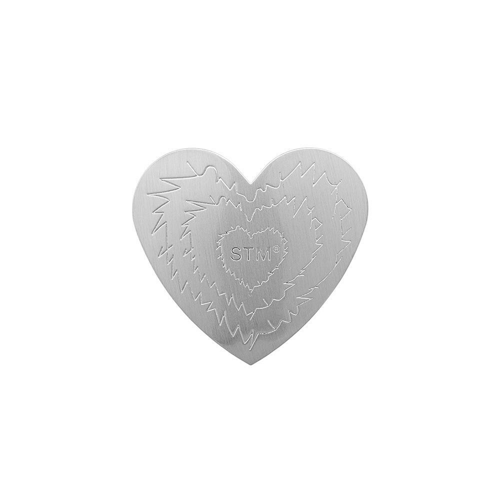 NO.439 [SILVER] HEART SHIELD HAIR PIN - HAGO(하고)