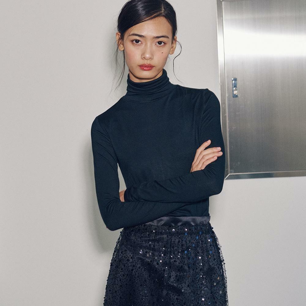 Basic Modal Pullover_black - HAGO(하고)