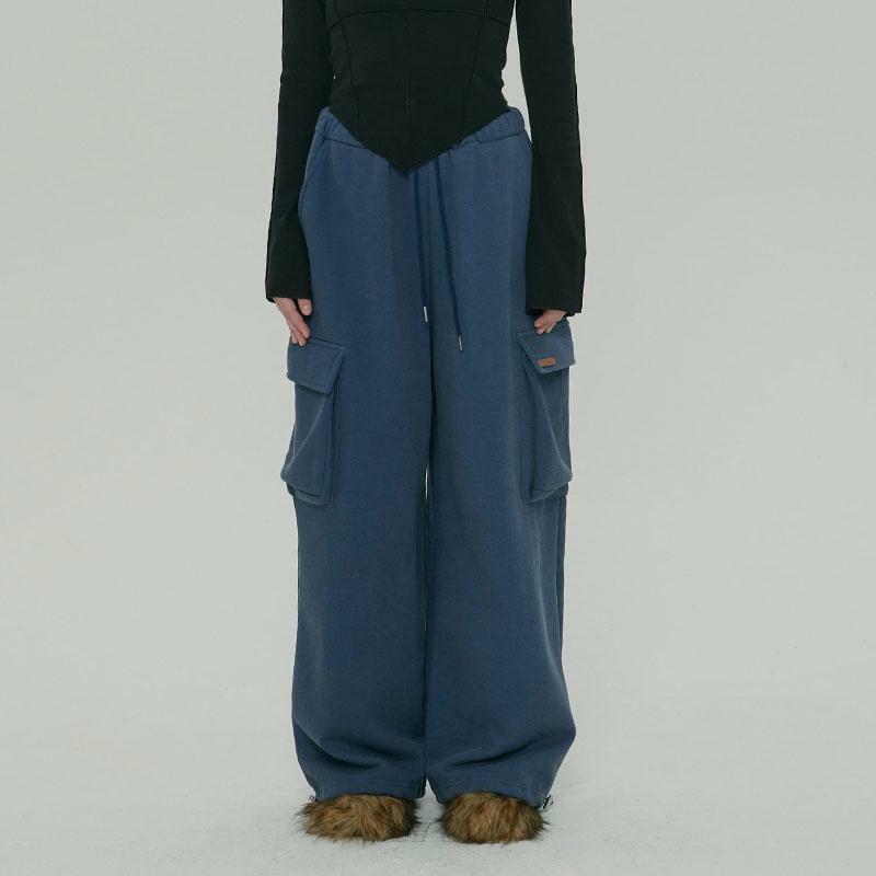 CARGO WIDE SWEATPANTS / BLUE - HAGO(하고)