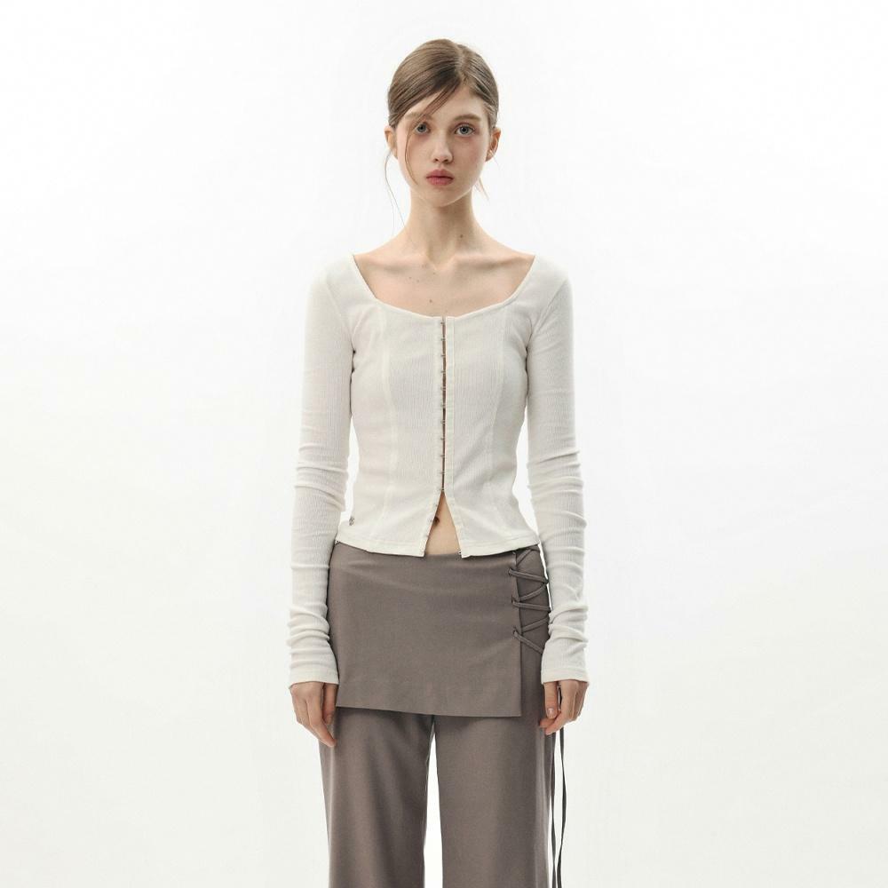 RIRI TOP white - 하고(HAGO)