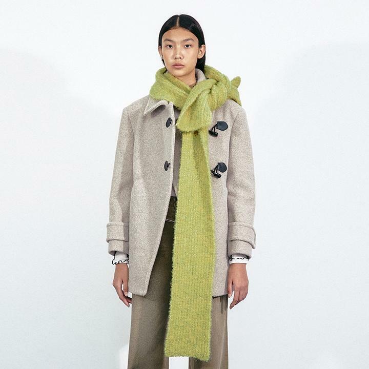 Cosy Boucle Muffler (Green) - 하고