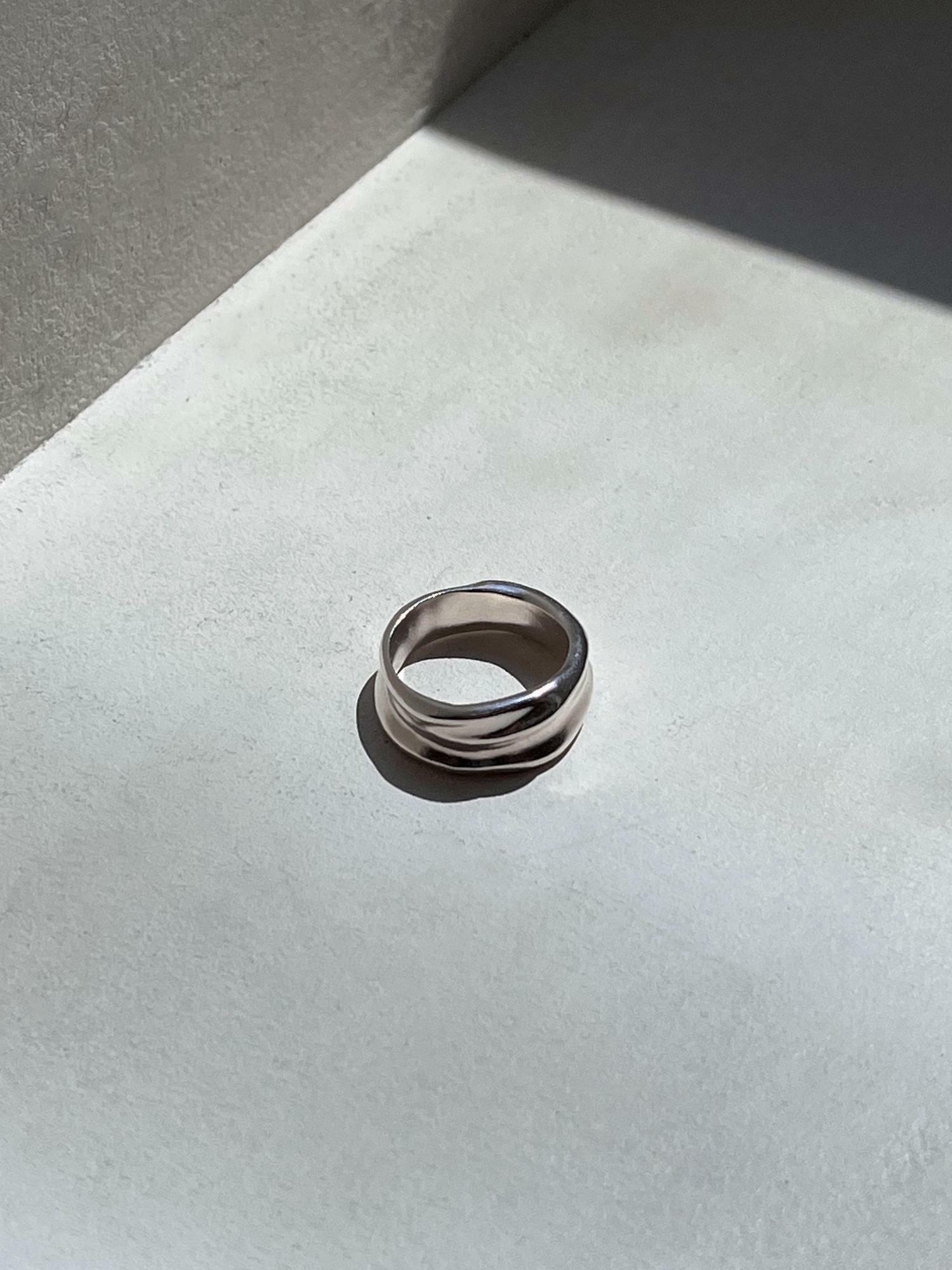 [얼리썸머특가]실버 925 wrinkle ring - 하고