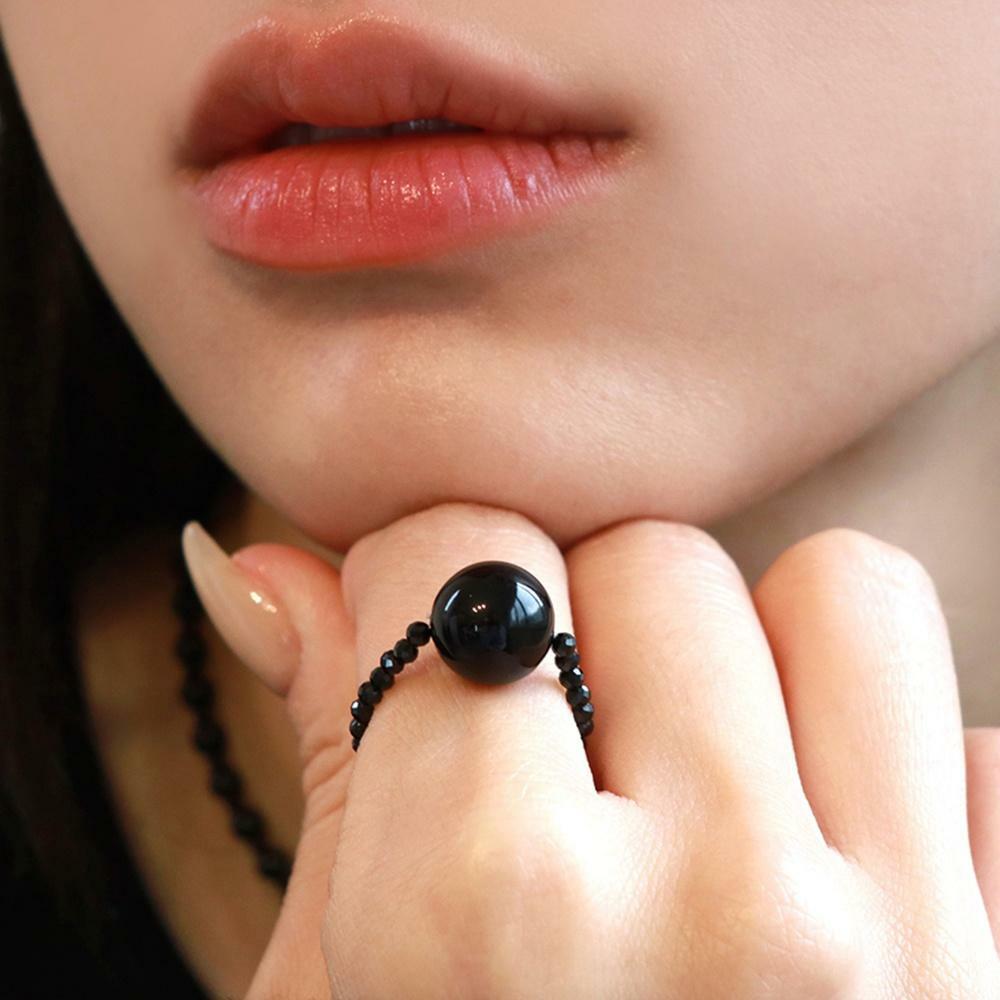 Onyx Ball Ring - HAGO(하고)