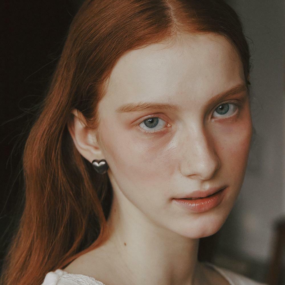 Plumpy Heart Earring - HAGO(하고)