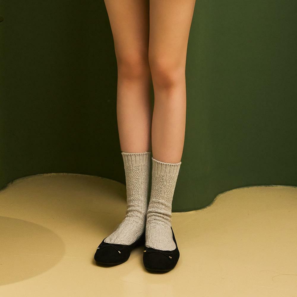 [비아리츠]링크 도톰 면 삭스 3color - HAGO(하고)