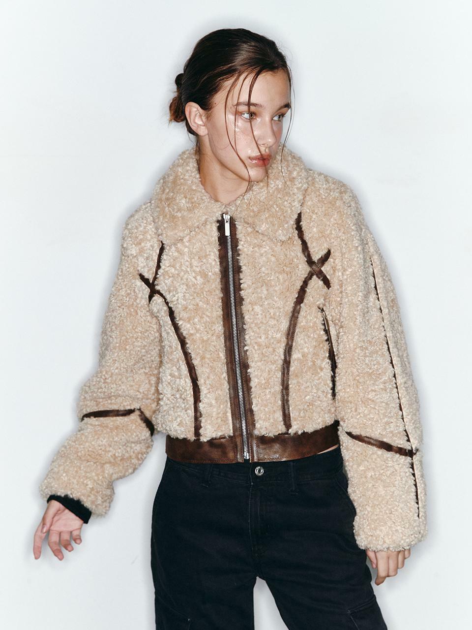 BOUCLE LINE MUSTANG (BEIGE) - HAGO(하고)