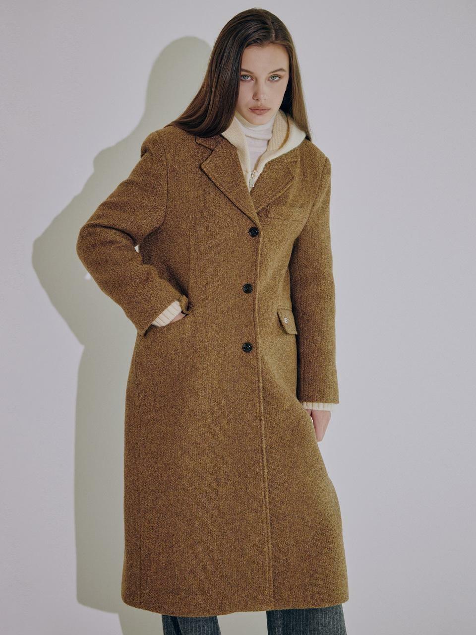 CO 3-BUTTON WOOL JACKET_CAMEL - 하고(HAGO)