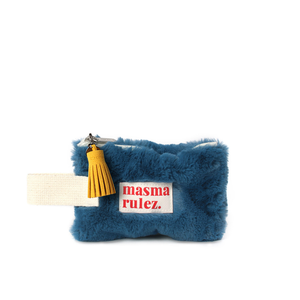 Mini strap pouch _ Bodry 피코크블루 - 하고