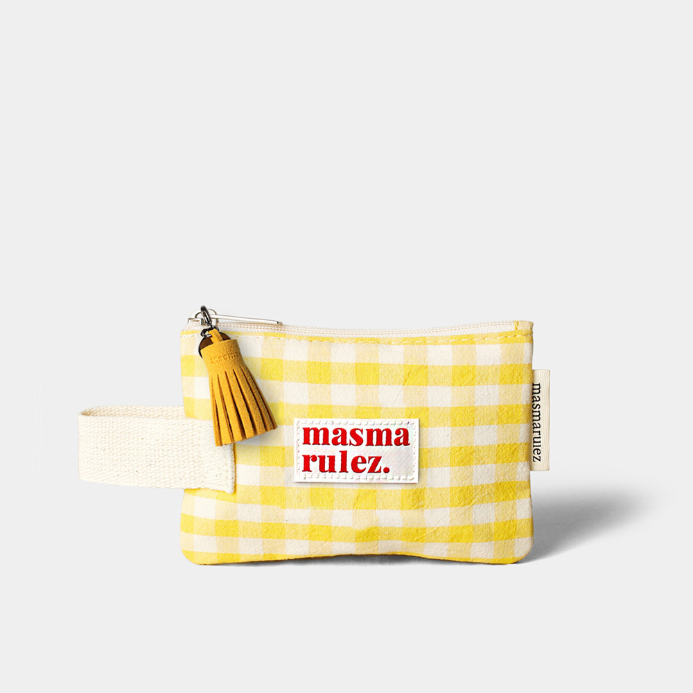 Mini strap pouch _ 스프링 미니 옐로우 - 하고(HAGO)
