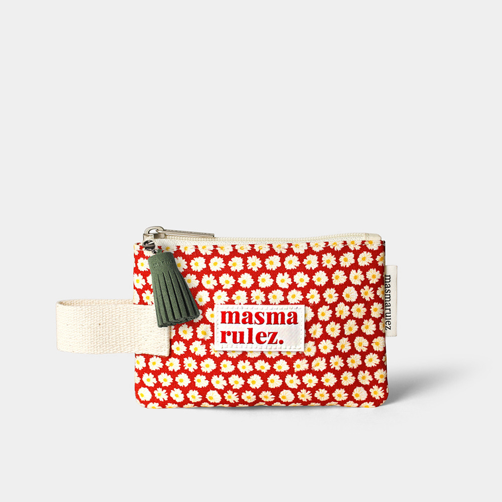 Mini strap pouch _ 데이지레드 - 하고(HAGO)