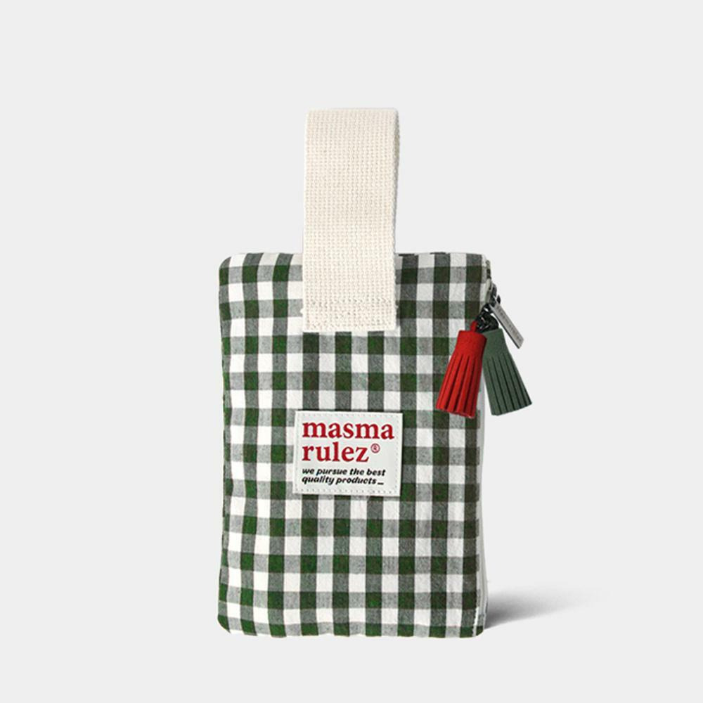 Strap pouch _ Spring green - HAGO(하고)