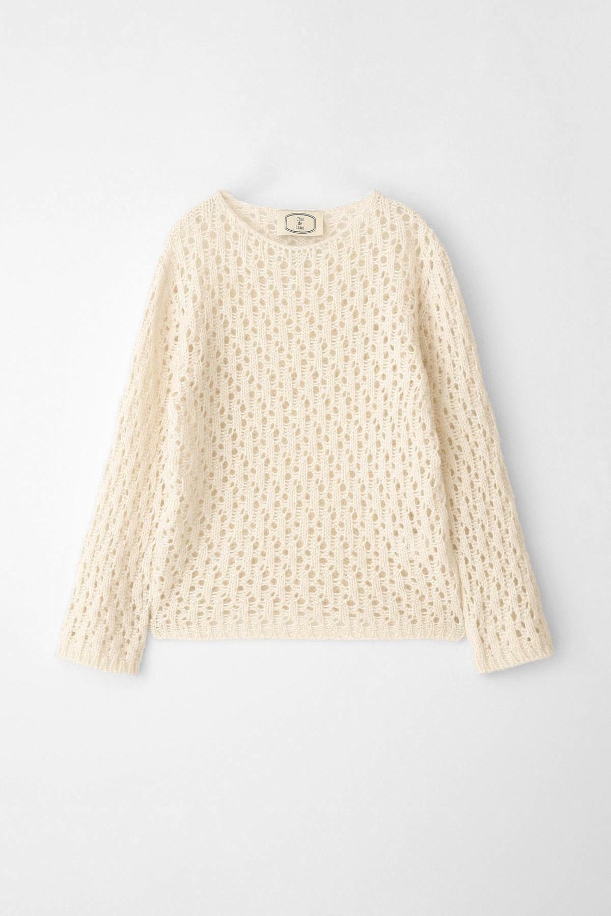 Wool Scashi Loose Knit [3COLOR] - HAGO(하고)