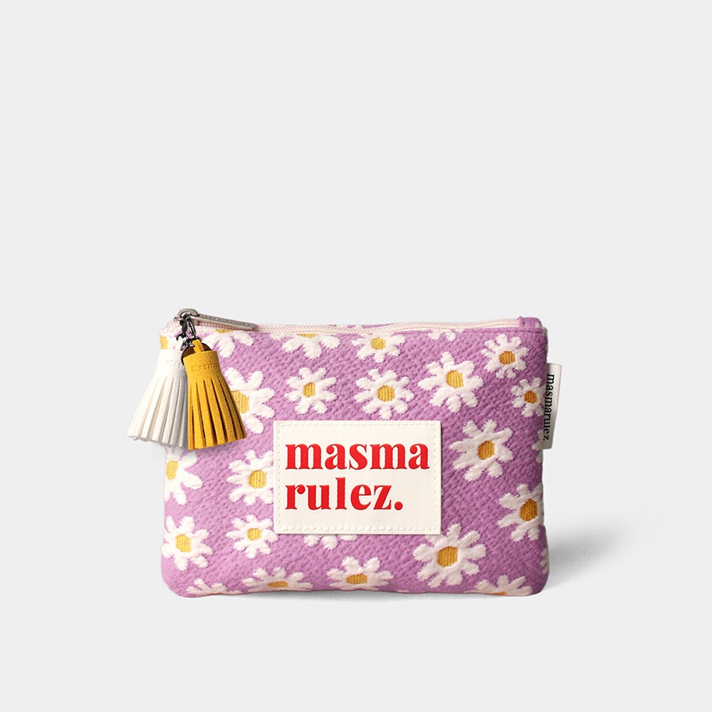 Basic pouch _ 니트데이지 Purple - HAGO(하고)