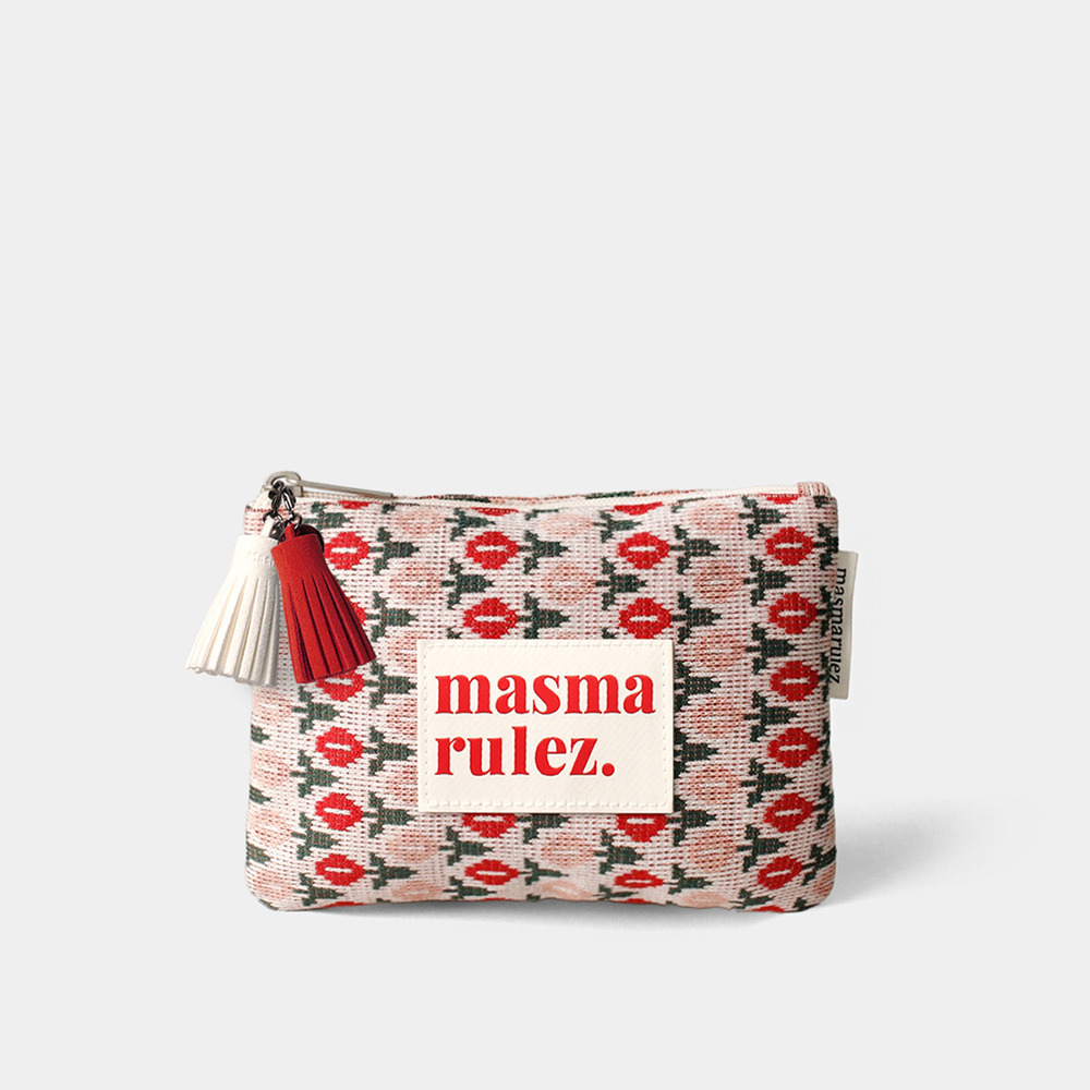 Basic pouch _ 니트튤립 Tulip Red - HAGO(하고)