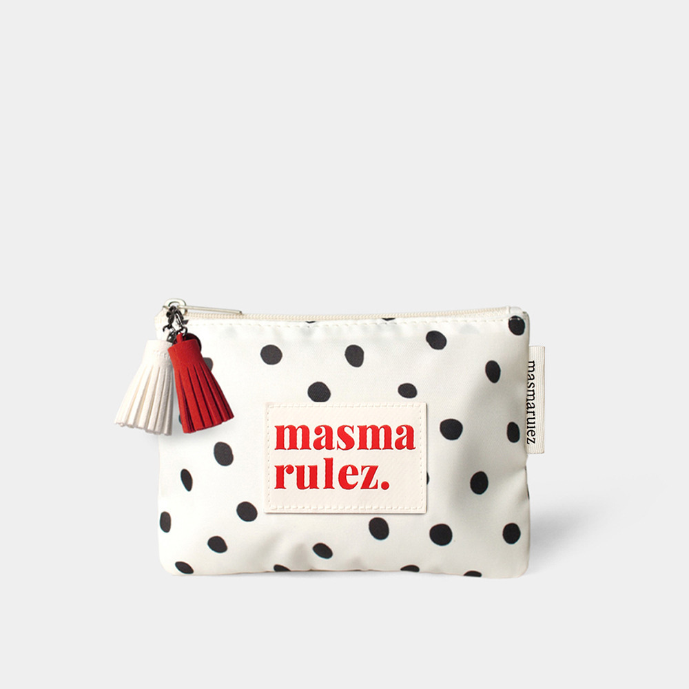 Basic pouch _ 블랙도트 [Black dot] - HAGO(하고)