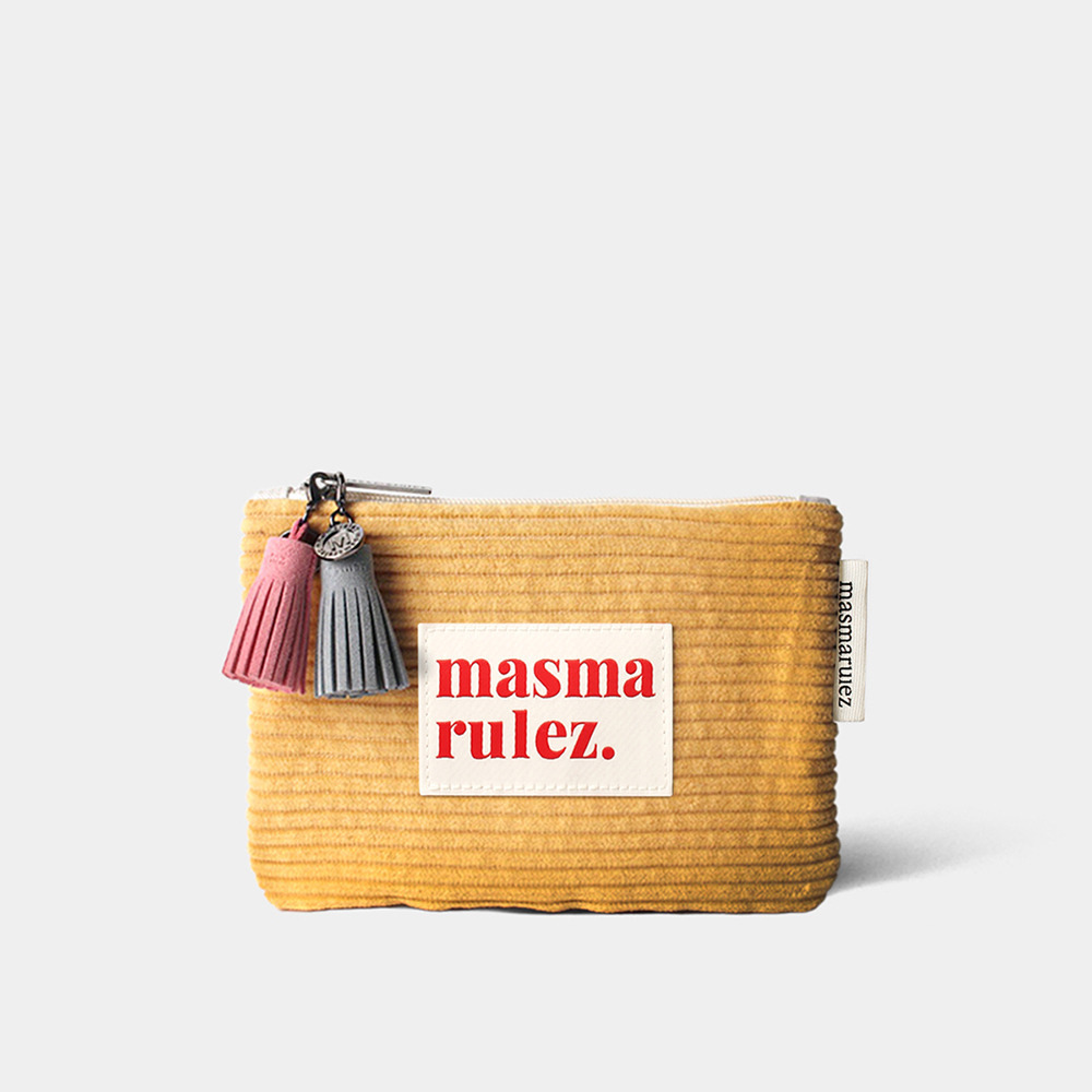 Basic pouch _ 코듀로이 옐로우 - 하고(HAGO)