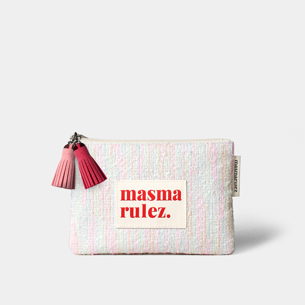 Basic pouch _ 샤이닝 트위드 - HAGO(하고)