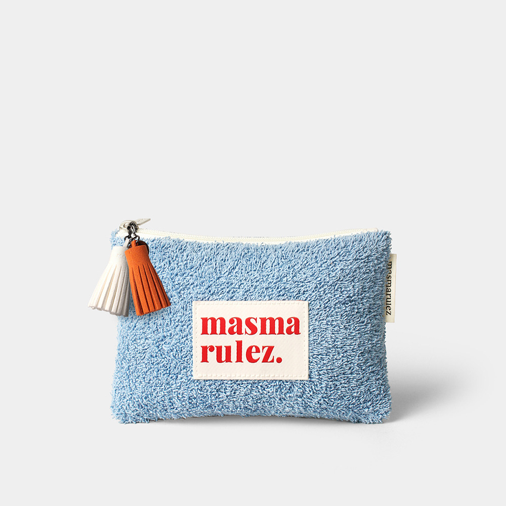 Basic pouch _ 러프테리 블루 - 하고(HAGO)