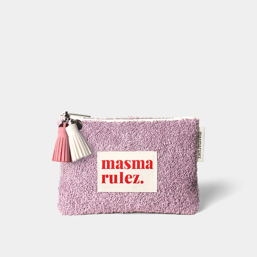 Basic pouch _ 러프 테리 퍼플 - HAGO(하고)