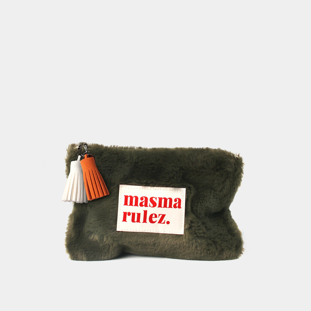 Basic pouch _ Bodry 올리브그린 - 하고