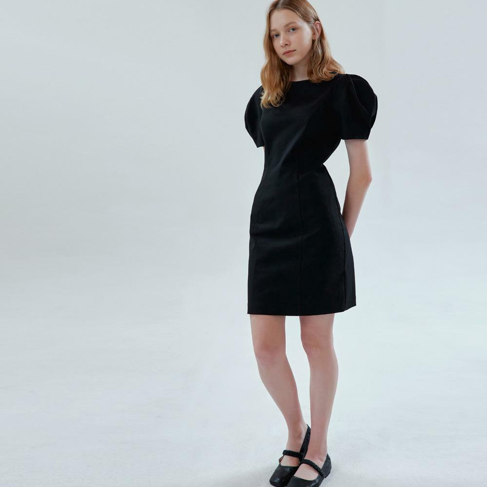 PANSY Mini Dress Black - HAGO(하고)