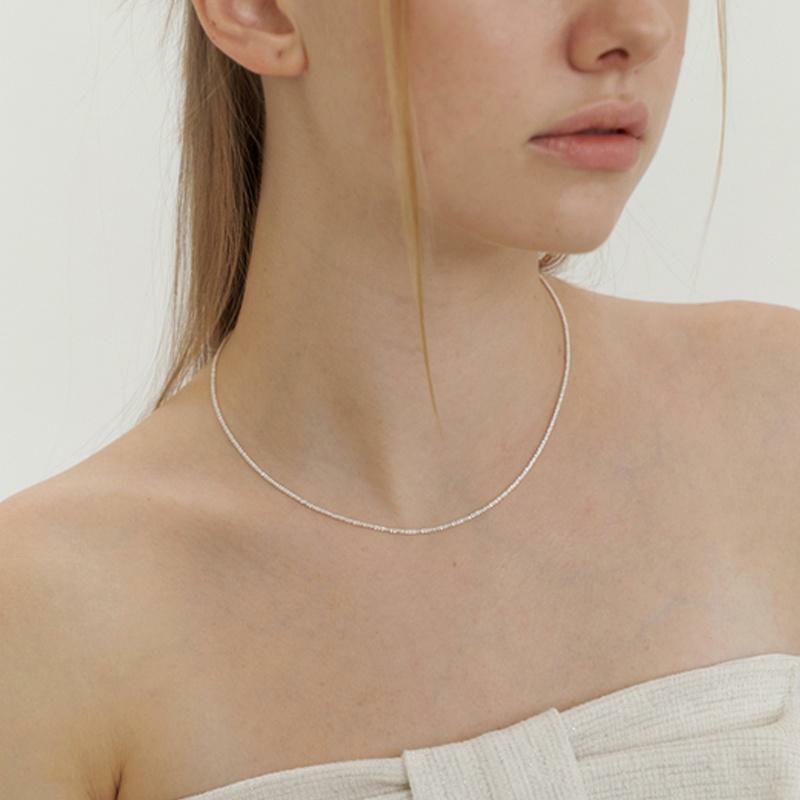 [silver925] starlight chain necklace - HAGO(하고)