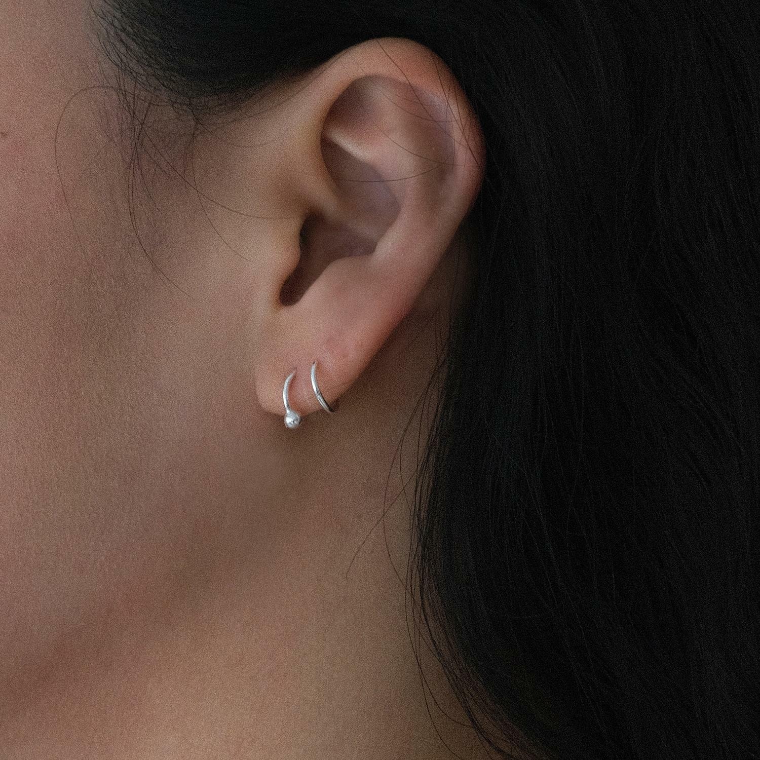 Spring Earring - Silver (silver925) - HAGO(하고)