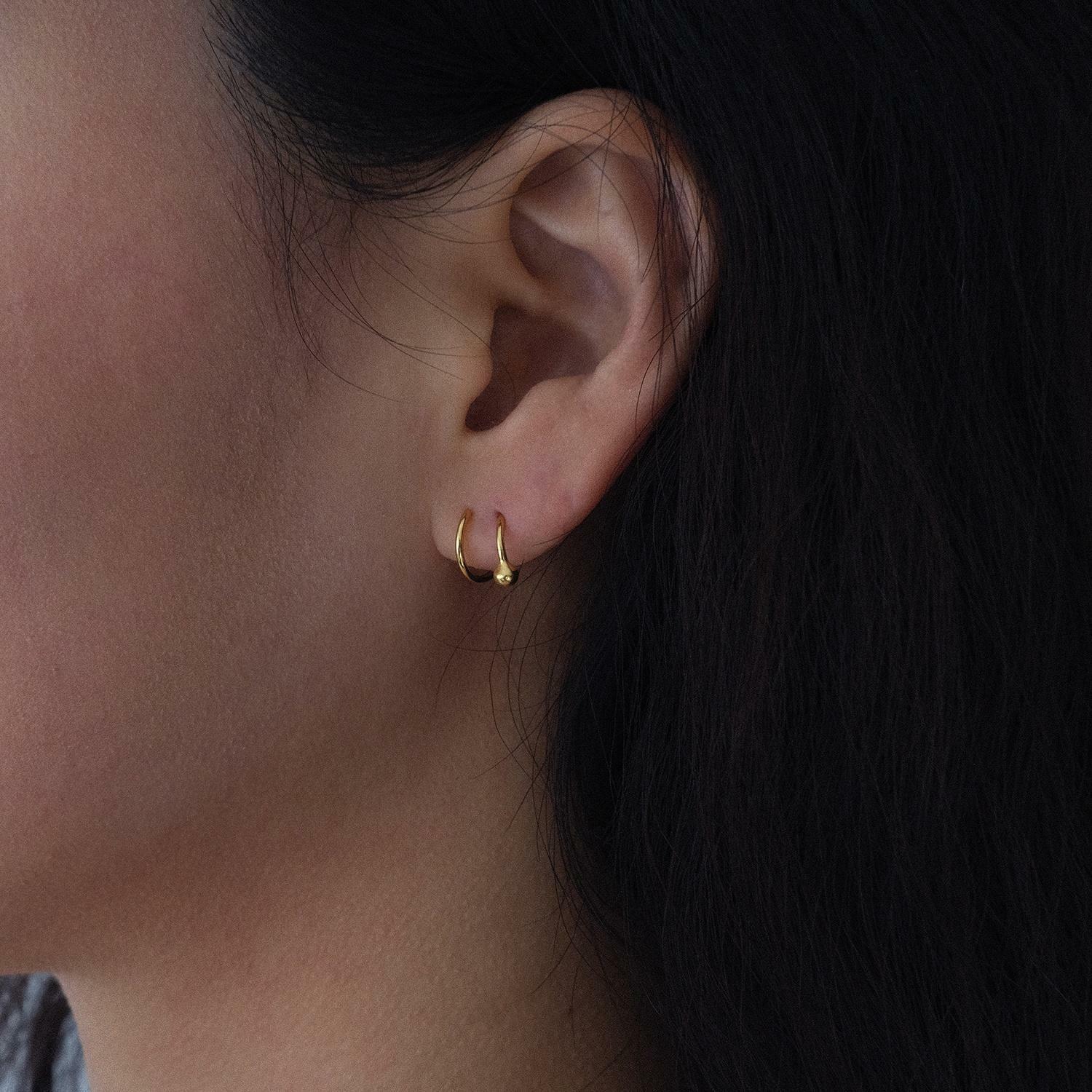 Spring Earring - Gold (silver925) - HAGO(하고)