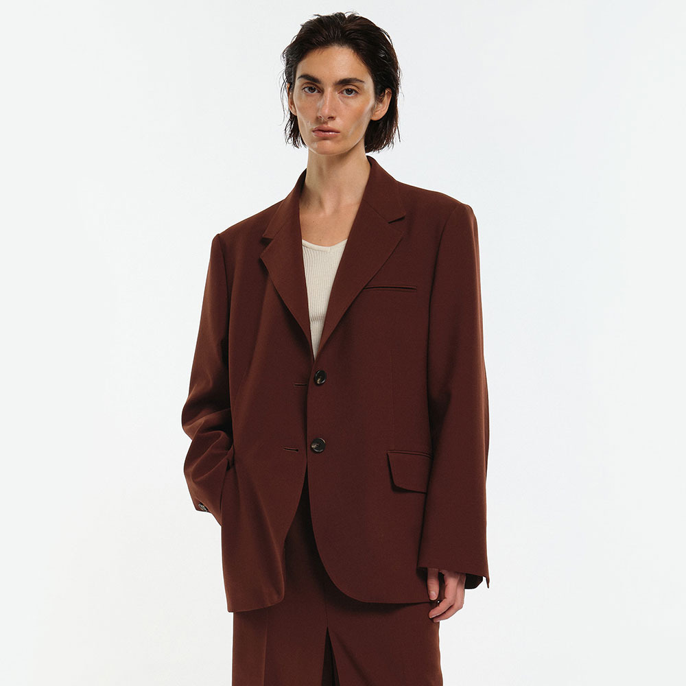 BASIC TWO BUTTON JACKET_2colors - HAGO(하고)