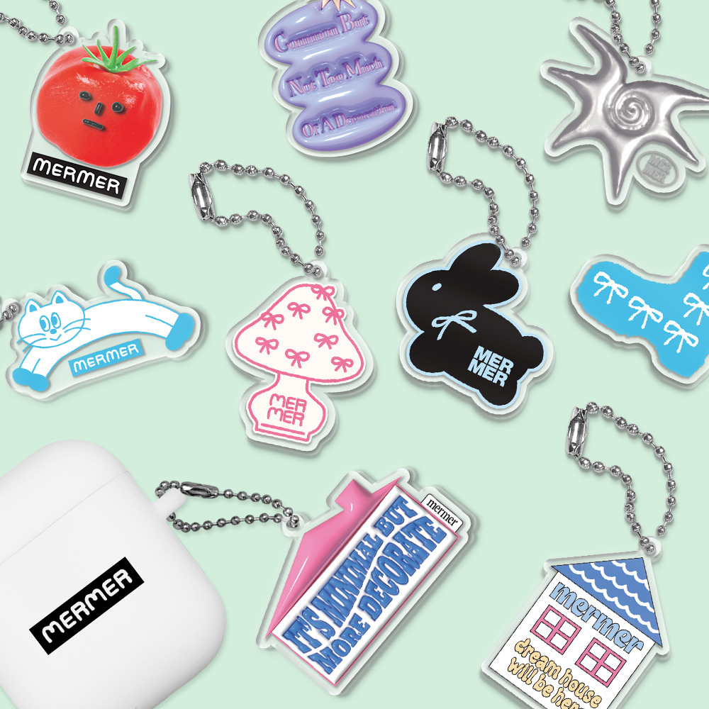 키링 19종 모음전 MERMER CAT RABBIT - HAGO(하고)