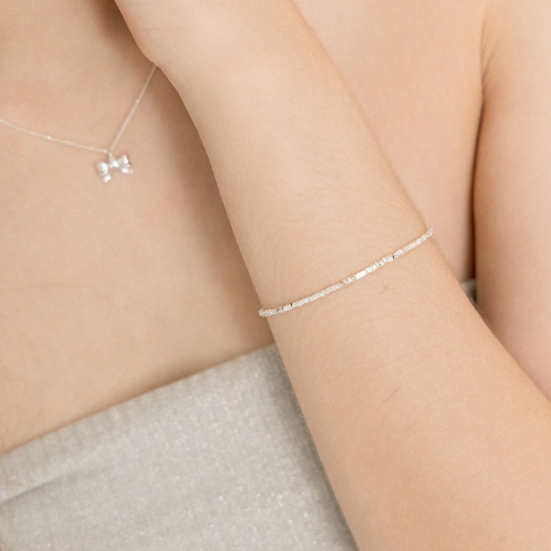 925 Silver Cailou Bracelet - HAGO(하고)