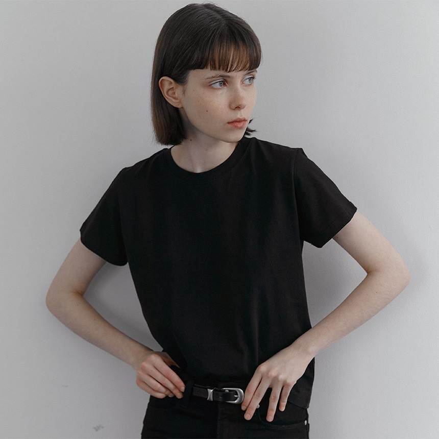 Basic T-shirts(Black) - HAGO(하고)