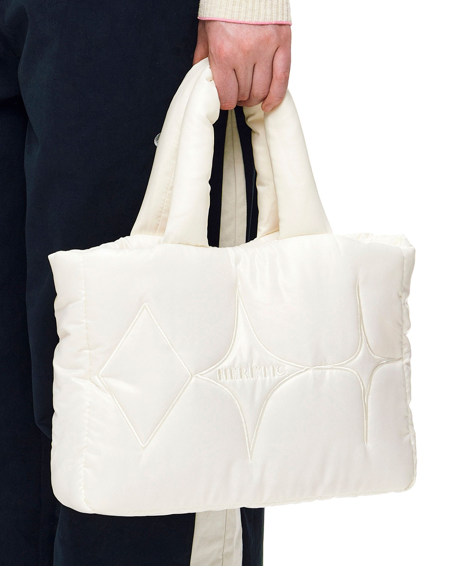 MINI HERETIC PADDING BAG / cream - HAGO(하고)