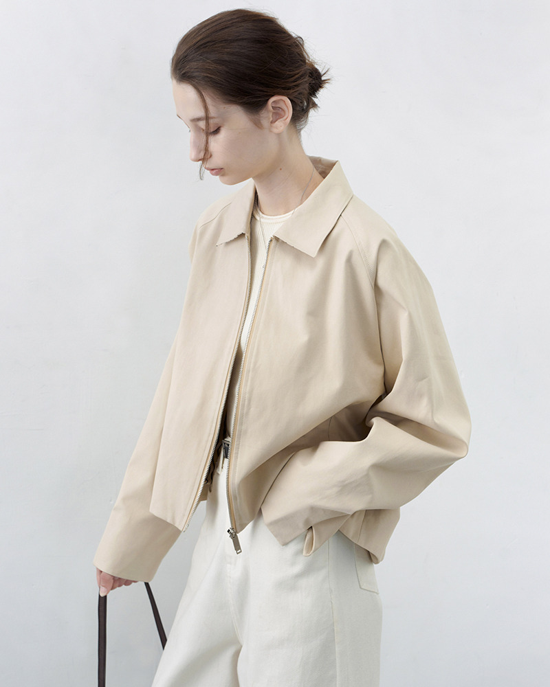 TG_Basic collar zipper jacket - HAGO(하고)